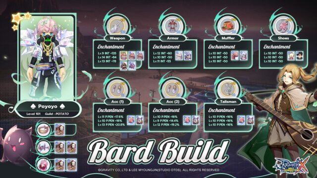 Guide Skill & Status Build Job Bard - Ragnarok X: Next Generation ...