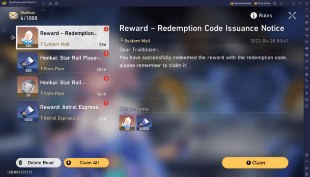 Gift Code Honkai: Star Rail Yang Bisa Kamu Tukarkan Dengan Hadiah ...