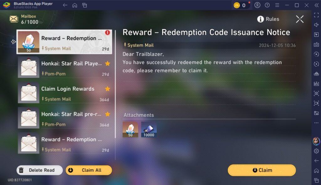 Honkai Star Rail - Dapatkan Hadiah dari Kode Redeem Terbaru dan Terbaik ...