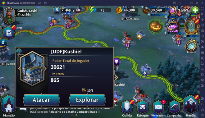 Um Guia geral de campanha e de mapa do Heroes of the Dark | BlueStacks