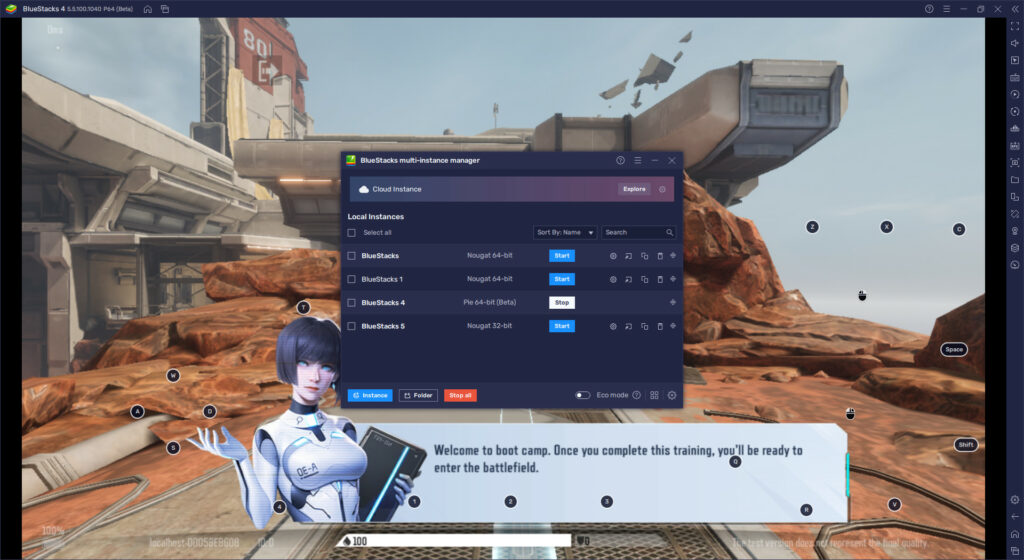 วิธีติดตั้งและเล่น Hyper Front บน PC และ Mac ผ่าน BlueStacks