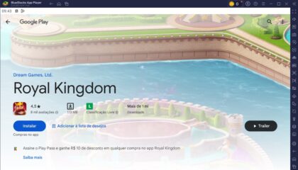 Como instalar e jogar Royal Kingdom no PC com o BlueStacks