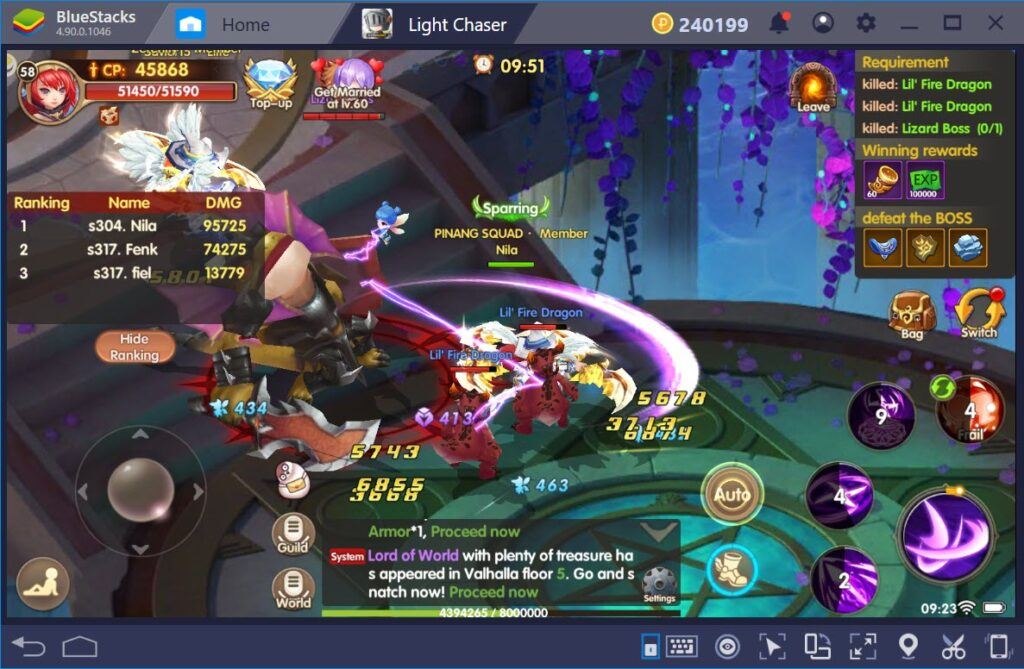 Light Chaser: Tìm hiểu hệ thống Single và Multiple Dungeon | BlueStacks