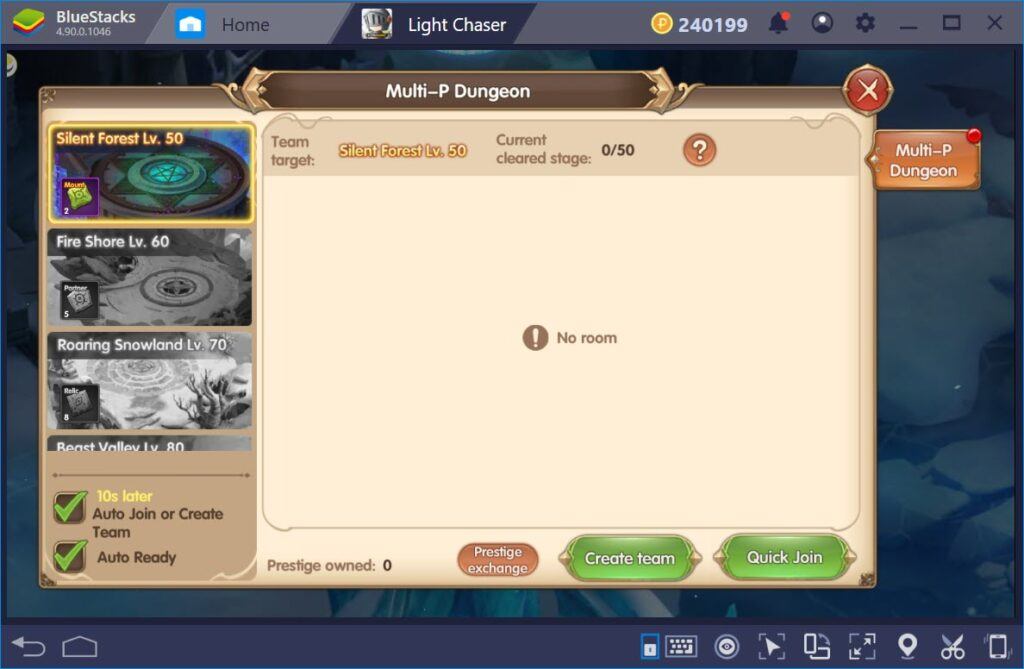Light Chaser: Tìm hiểu hệ thống Single và Multiple Dungeon | BlueStacks
