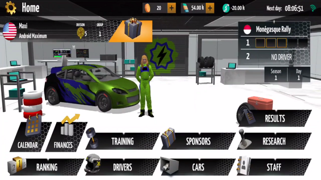 Race to the Top with Live Rally Manager on Android | BlueStacks