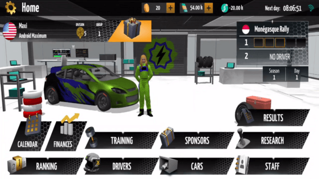 Race to the Top with Live Rally Manager on Android | BlueStacks