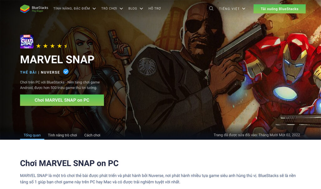 Trải nghiệm MARVEL SNAP, một trong những game thẻ tướng hay nhất 2022 | BlueStacks