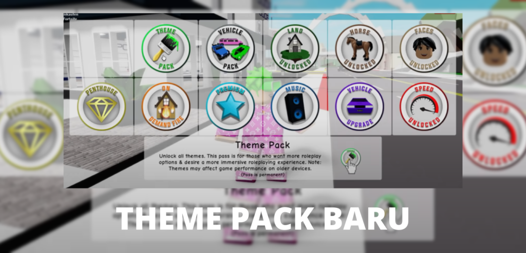 Melihat Update Theme Pack Terbaru di Brookhaven Roblox! | BlueStacks