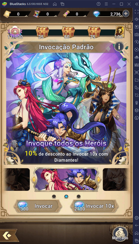 Guia de Reroll em Mythic Heroes: 7 passos para começar com os melhores ...