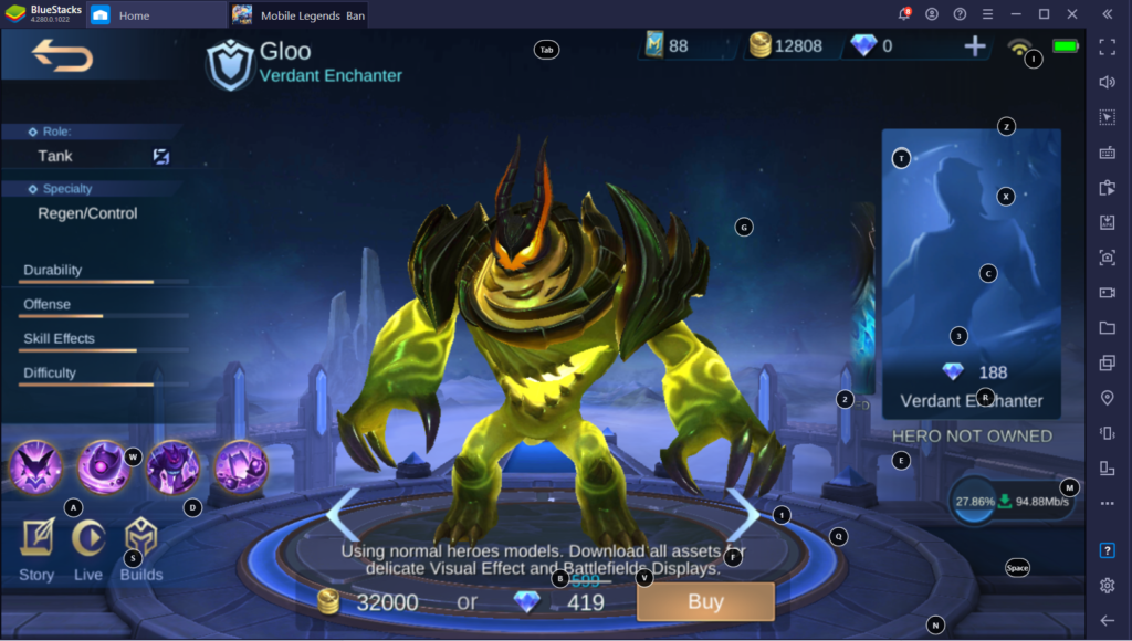 Panduan Cara Menggunakan Hero Tank Baru Mobile Legends, Gloo! | BlueStacks