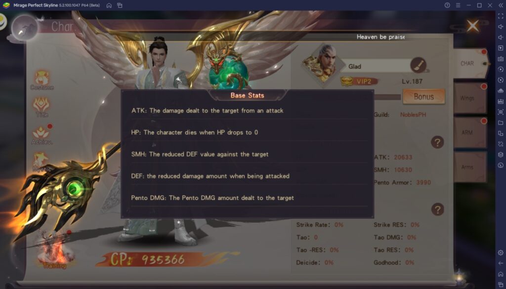 Mirage: Perfect Skyline - A Guide to Your Character | BlueStacks