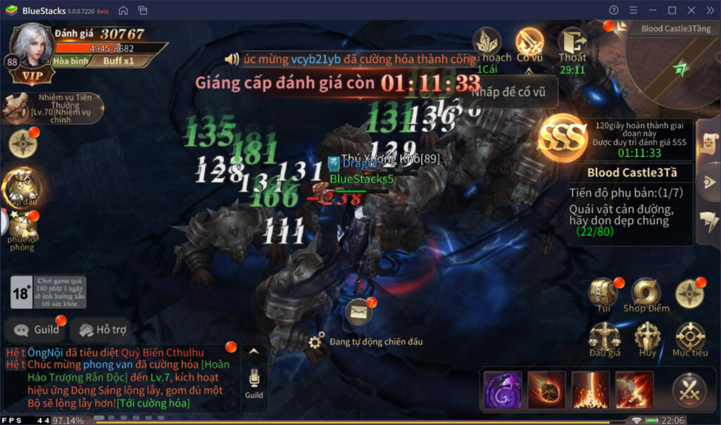 Hướng dẫn đi Blood Castle và Devil Square trong MU: Vượt Thời Đại ...