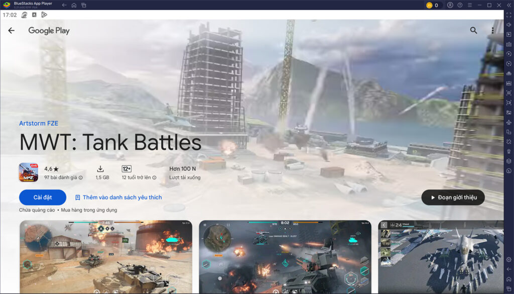Cùng bắn xe tăng hoành tráng khi chơi MWT: Tank Battles trên PC cùng ...