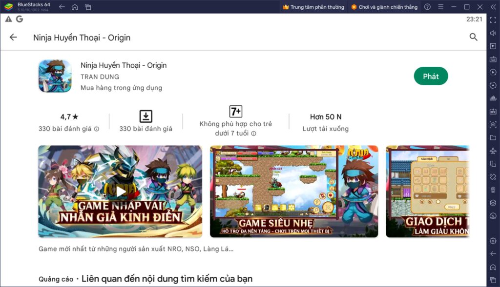 Trải nghiệm Ninja Huyền Thoại - Origin trên PC | BlueStacks