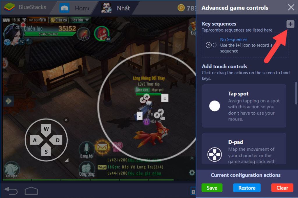 Hướng dẫn dùng Combo Keys chơi Nhất Kiếm Giang Hồ với BlueStacks ...