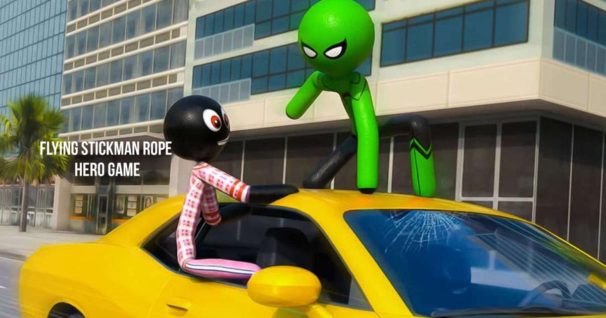 Download & Play Flying Stickman Rope Hero Game on PC & Mac (Emulator)