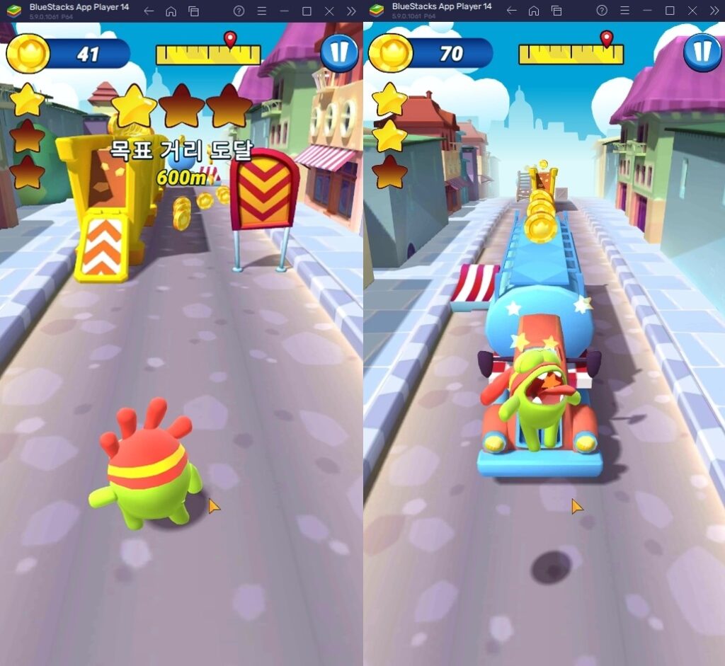 옴놈과 함께 달려봐요. 블루스택으로 지금 옴놈런 플레이 가능! | BlueStacks