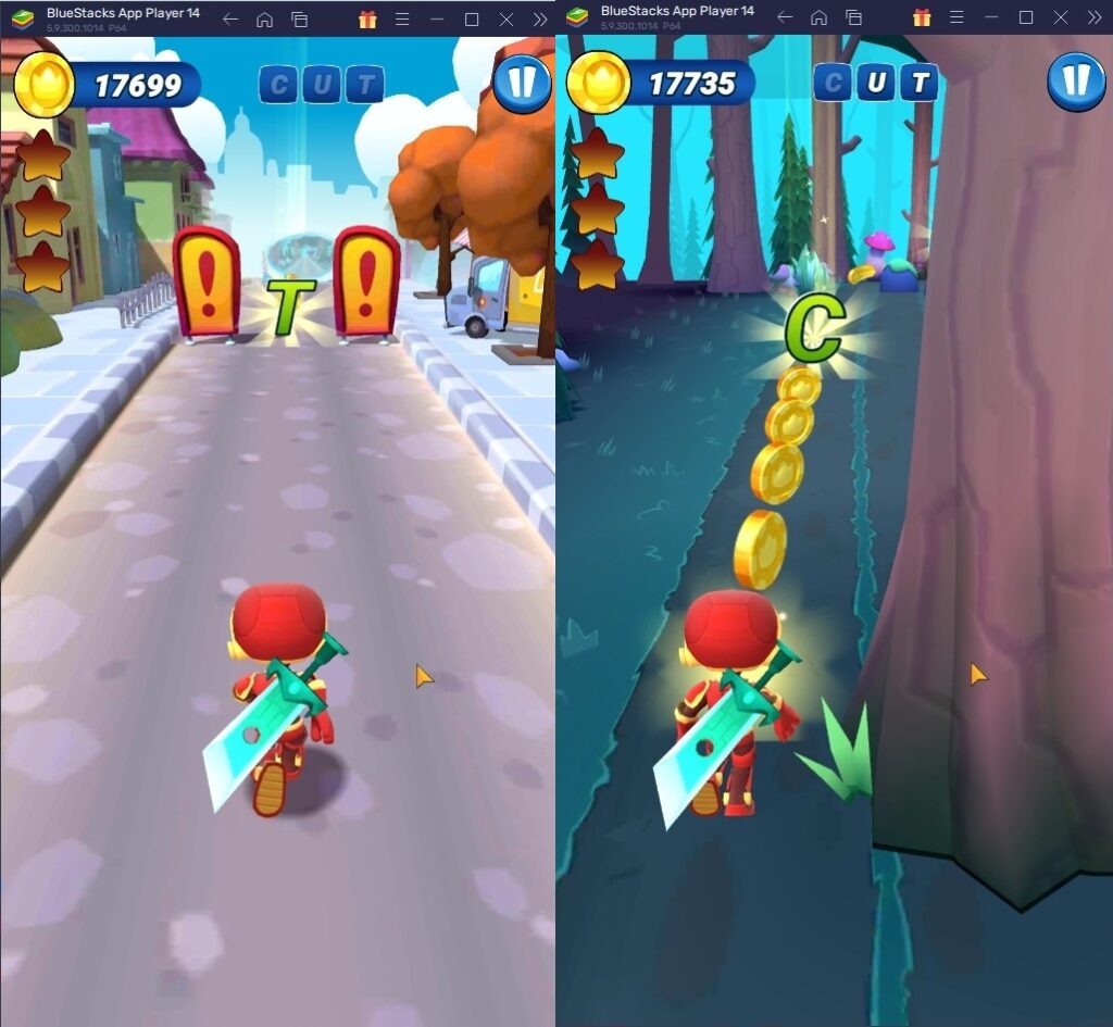 옴놈런을 더욱 재미있게 만들어주는 부분, 다양한 미션을 확인하고 블루스택에서 뛰어봐요 | BlueStacks