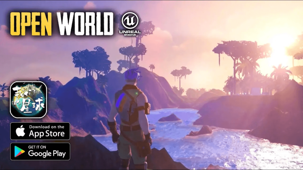 O novo MMORPG de aventura espacial da Tencent, Our Planet Mobile, deve ...