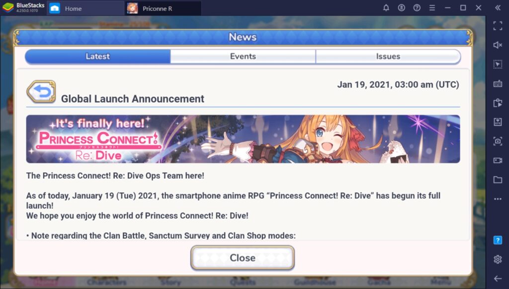 Princess Connect! Re:Dive Global Launch Event | BlueStacks