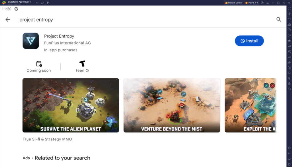 So spielen Sie "Project Entropy" auf dem PC mit BlueStacks