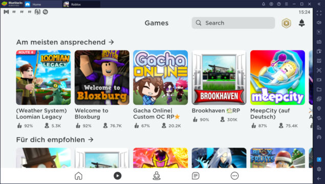 Roblox auf dem PC – Verwende die BlueStacks-Werkzeuge und in deinen ...