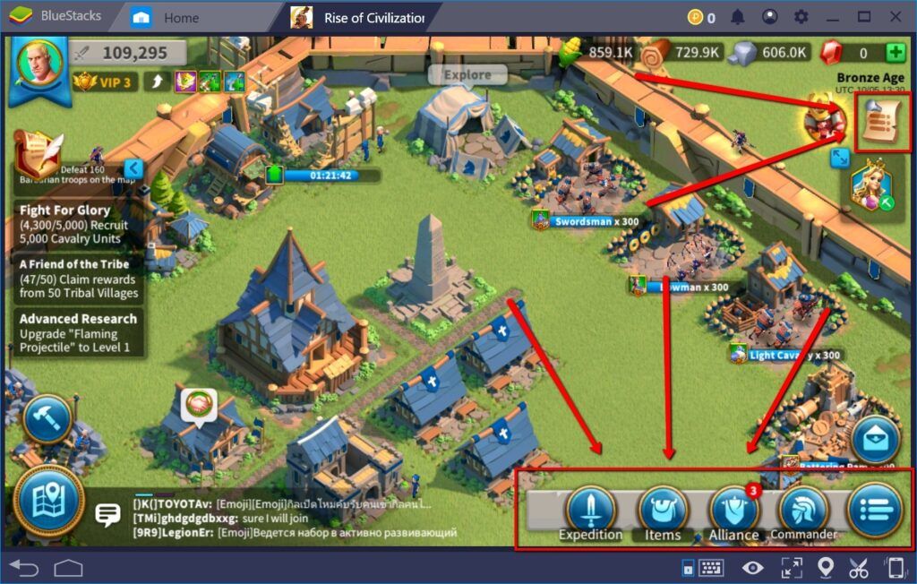 Tips dan Trik Terbaik untuk game Rise of Kingdoms | BlueStacks