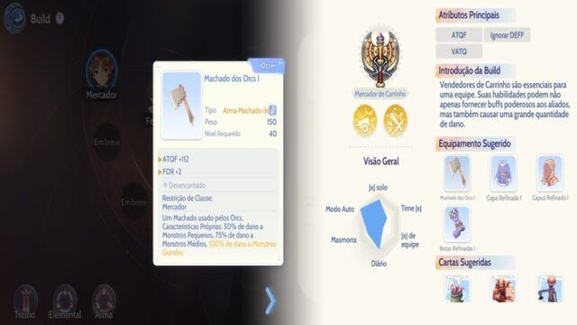 Melhores builds para as classes Noviço e Mercador em Ragnarok Origin ...