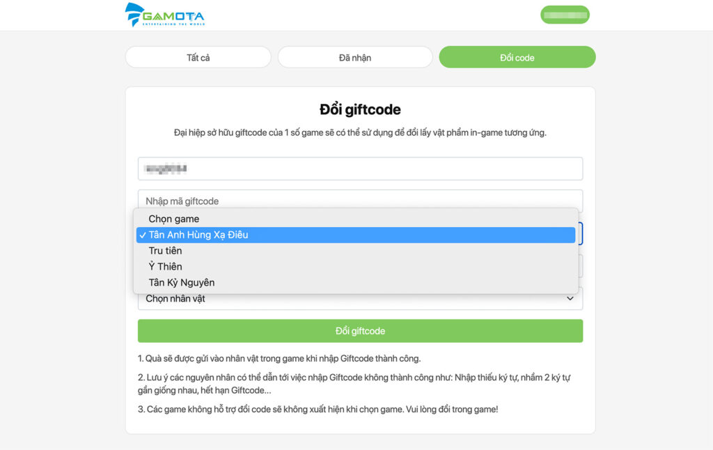 Tổng hợp giftcode Tân Anh Hùng Xạ Điêu mới nhất tháng 9/2024 | BlueStacks