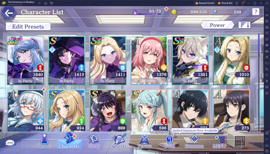 BlueStacks' Beginners Guide to Playing The Eminence in Shadow RPG