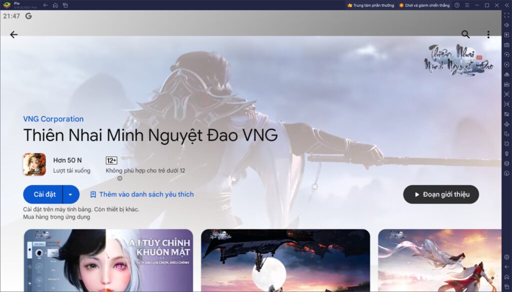 Cùng chơi Thiên Nhai Minh Nguyệt Đao VNG trên PC với BlueStacks