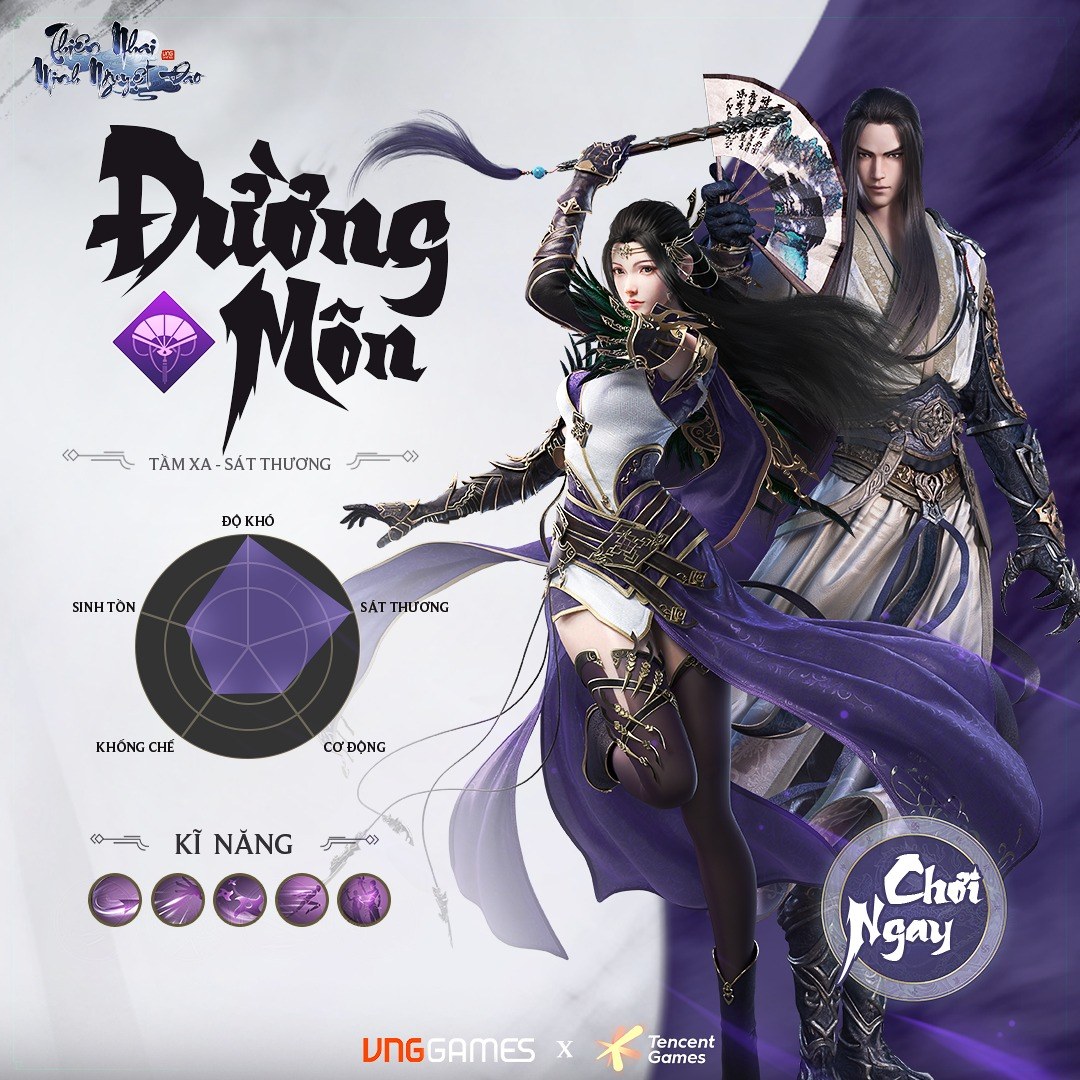 Chơi Thiên Nhai Minh Nguyệt Đao VNG trên PC: Hướng dẫn chọn môn phái phù hợp cho bạn | BlueStacks