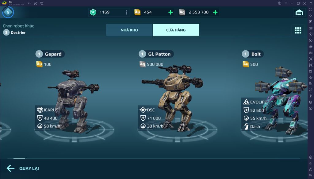 Hướng dẫn cho tân thủ khi chơi War Robots Multiplayer Battles trên PC ...